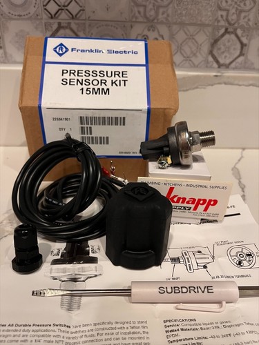 226941901 Franklin Electric - Pressure Sensor Kit 15 mm **FREE GROUND ...