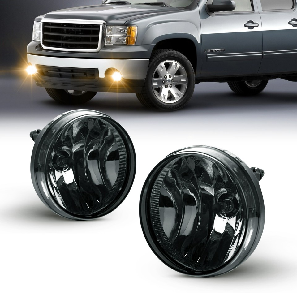For 07-13 GMC Sierra 1500 07-14 GMC Sierra 2500 3500HD Front Bumper Fog ...