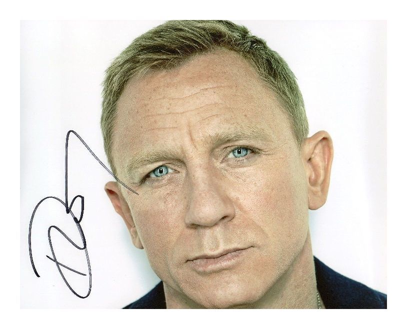 DANIEL CRAIG AUTOGRAPHED SIGNED A4 PP POSTER PHOTO PRINT | eBay