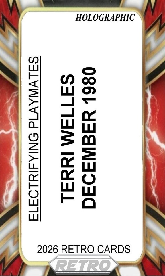 MINI 2026 Electrifying Playmates Terri Welles 1980 HOLO Card | eBay
