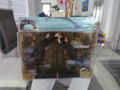Matrix Neo Vs Agent Smith WB TOYS 2000 N2 Action Figure Set | eBay