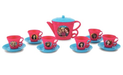 What Kids Want- Barbie Mini Tea Set - 6 Cups, 6 Saucers & 1 Teapot | eBay