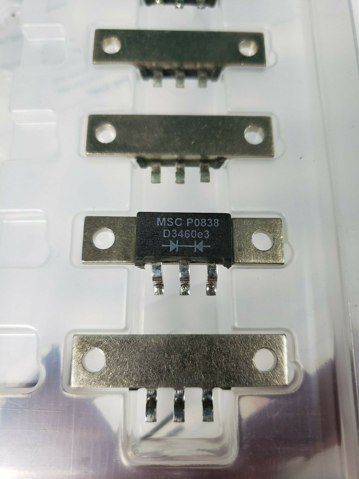 MSC MICROSEMI SCHOTTKY RECTIFIER DIODE, D3460e3, NEW, DATECODE 0838 ...