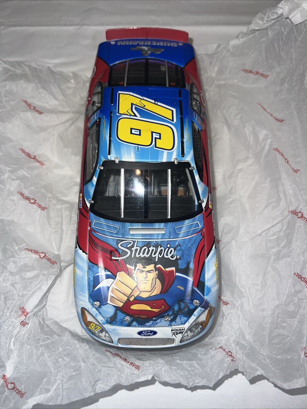 Team Caliber NASCAR #97 Kurt Busch Superman Justice League DC Sharpie 1 ...