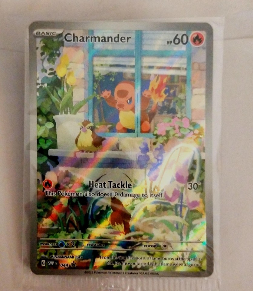 Pokémon Charmander Sealed Promo SVP EN 044 Black Star - Obsidian Flames ...