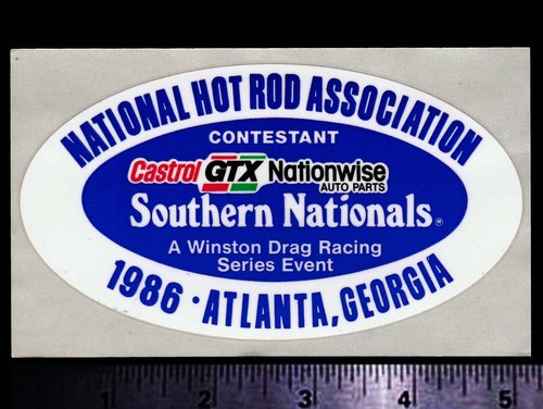 NHRA Southern Nationals, Atlanta, GA. 1986 Original Vintage Racing ...