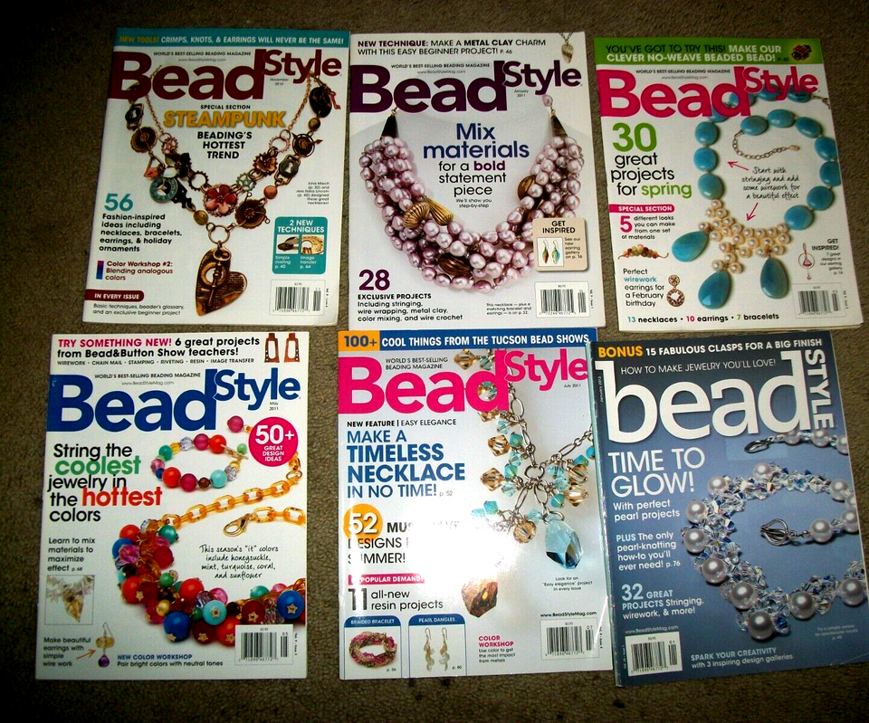 Bead Style magazine, lot of 18 including 3 Special Issues | eBay
