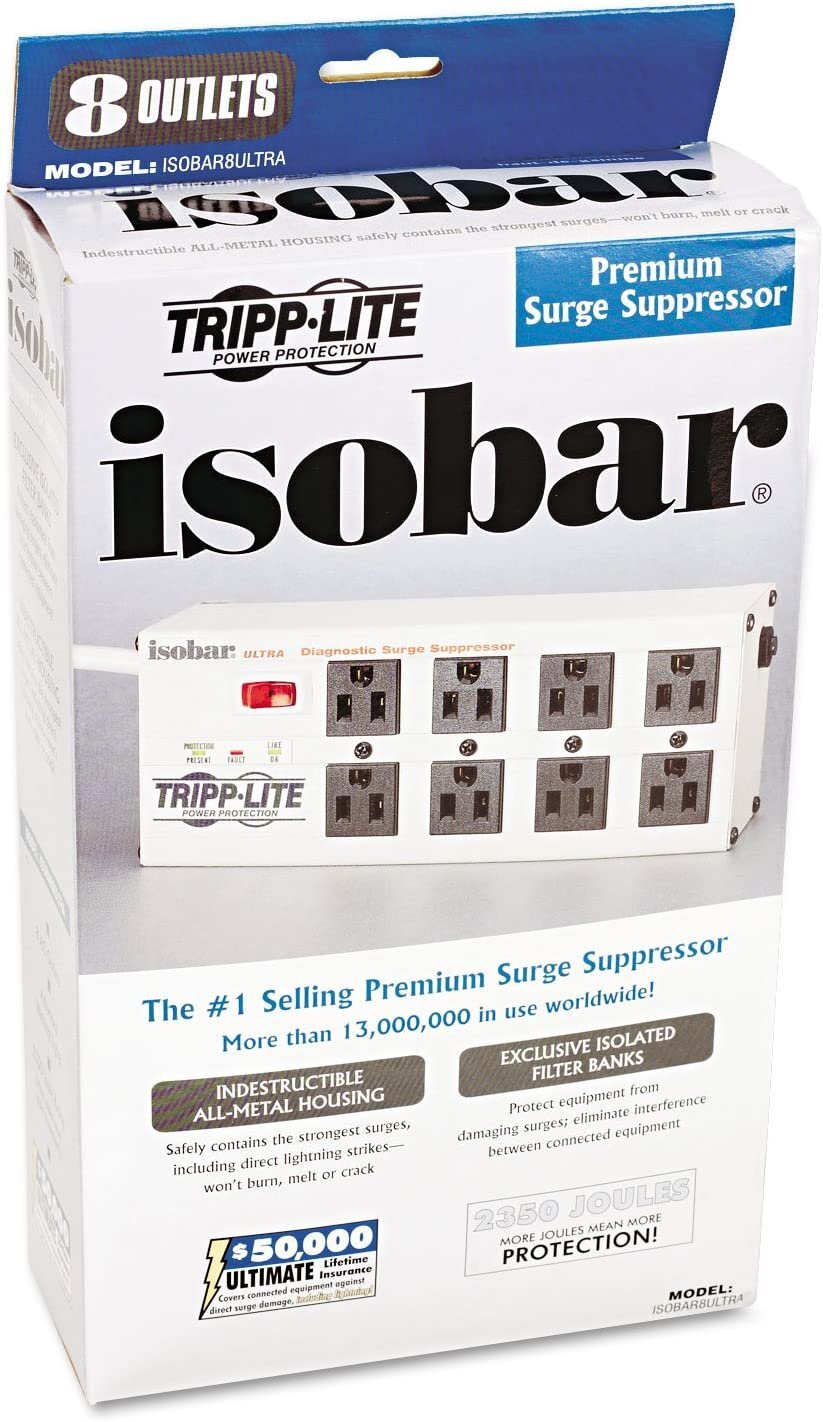TRPISOBAR8ULTRA - Tripp Lite Isobar ISOBAR8ULTRA 8 Outlets Surge ...