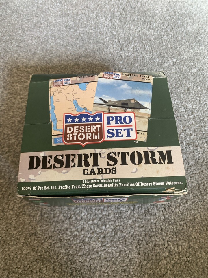 Pro Set Desert Storm Box - 360 Cards new sealed | eBay