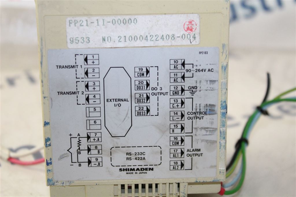 Shimaden FP21 FP21-1I-00000 PROG Controller | eBay