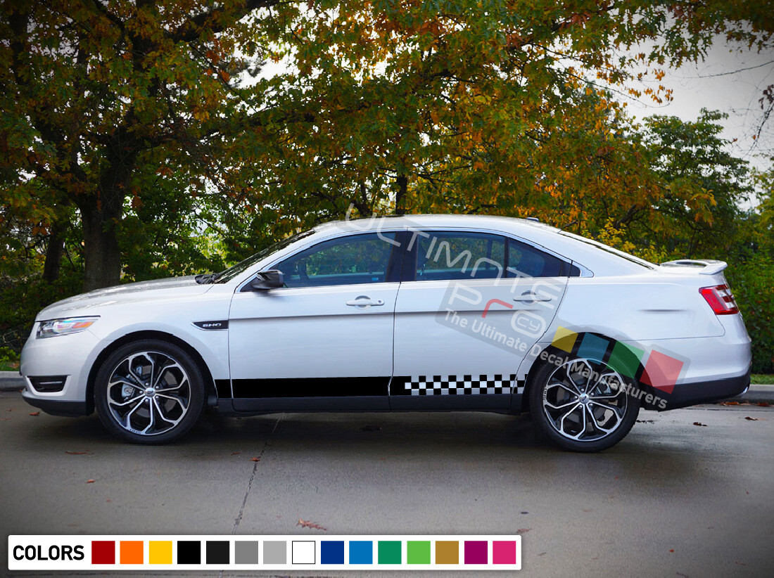 Decal Sticker Stripe kit For Ford Taurus Wing Panel Light Chrome 2007 ...