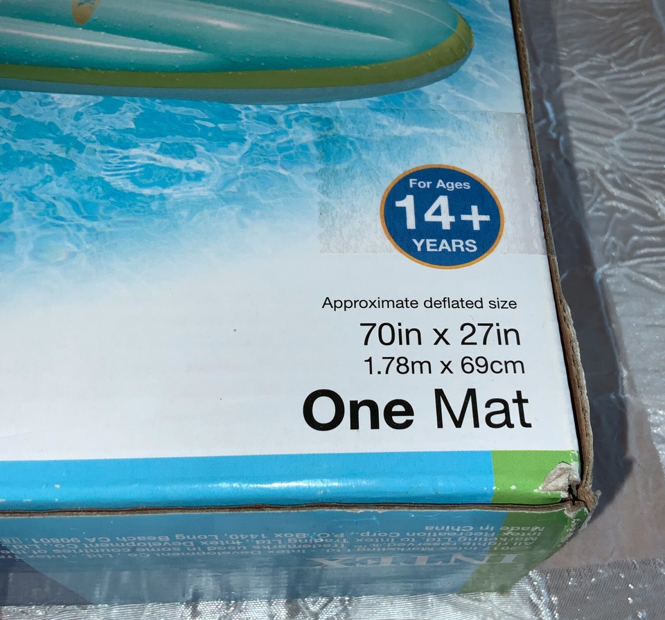 Intex Surf’s Up Surf Mat Pool Inflatable Surfboard 70"x27" Raft Blowup ...