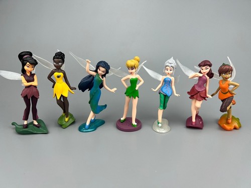Tinker Bell Fairies Princess PVC Action Figures Kids Toys Doll Cake ...
