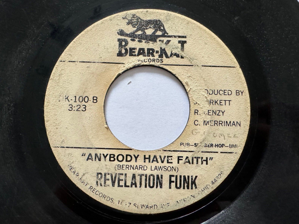 RARE Ohio Funk Promo 45 - Revelation Funk "Running" Bear Kat HEAR | eBay