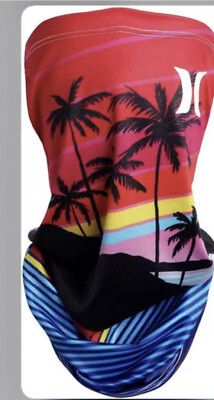 HURLEY Sunset Beach NECK GATOR GAITER MASK FISHING SUN PROTECTION ...
