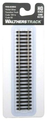 HO Scale Walthers 948-83003 Code 100 to Code 83 Transition Track | eBay