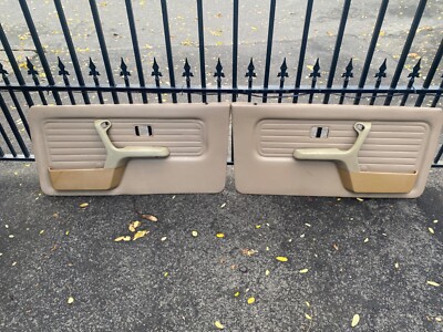 BMW E30 Convertible Tan Beige Right Left Door Panel Card 84-91 325i | eBay