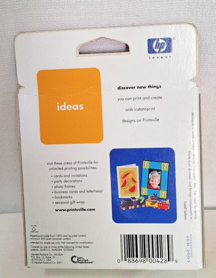 HP Invent Inkjet Print Cartridge 45 Black | eBay