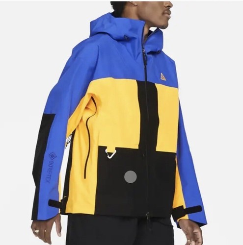 Nike ACG Gore-Tex Misery Ridge Jacket Blue Yellow Size S Brand New | eBay