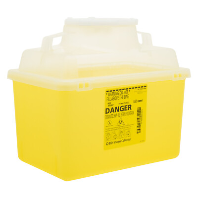 SHARPS BIN BD DISPOSABLE CONTAINER 13.2L | NEEDLE SYRINGE DISPOSAL ...