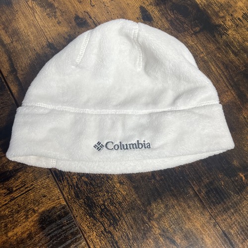 Columbia Womans O/S Offwhite Microfiber Winter Beanie. | eBay