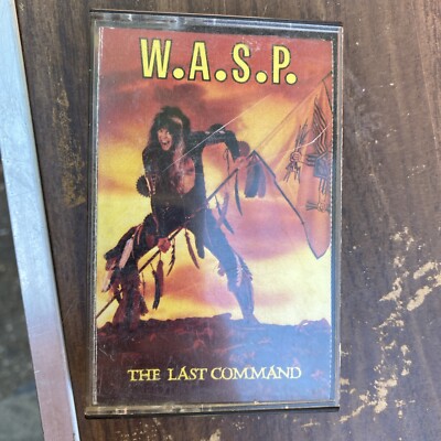 WASP The Last Command cassette tape Capitol 1985 vintage tested Heavy ...