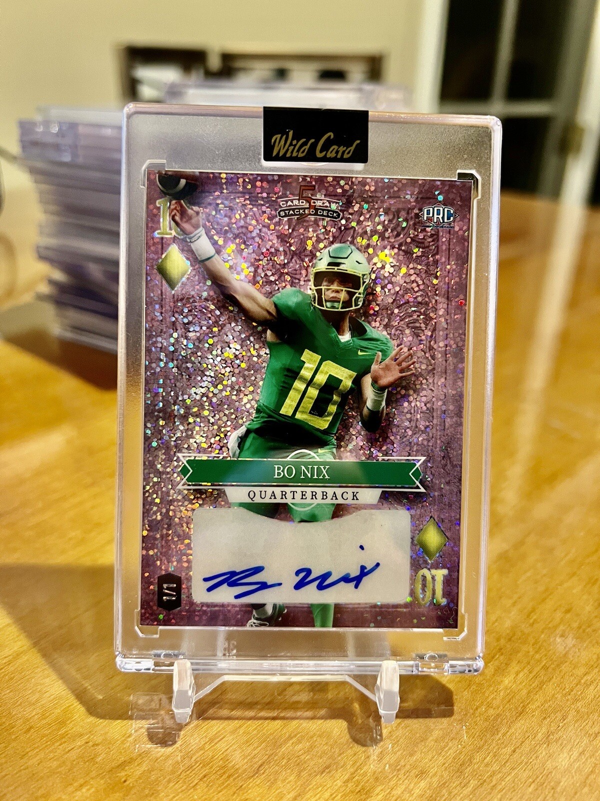 2023 Bo Nix Wild Card autograph 1/1 | eBay