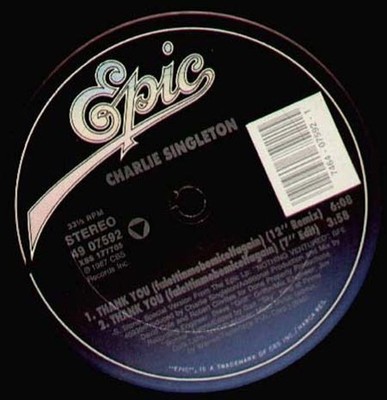 CHARLIE SINGLETON - Thank You (Clivilles & Cole Rmx) - 1987 Epic – 49 ...