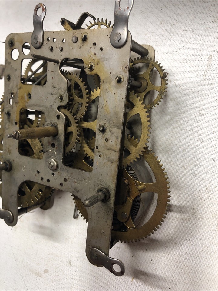 Vintage Wm Gilbert Mantle Clock Movement PARTS REPAIR | eBay