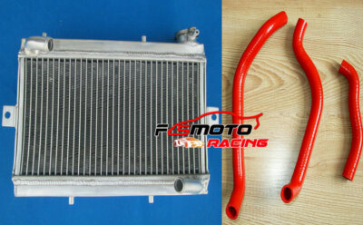Aluminum Radiator & RED hose For Honda TRX250 TRX250R TRX 250R 1987 87 ...