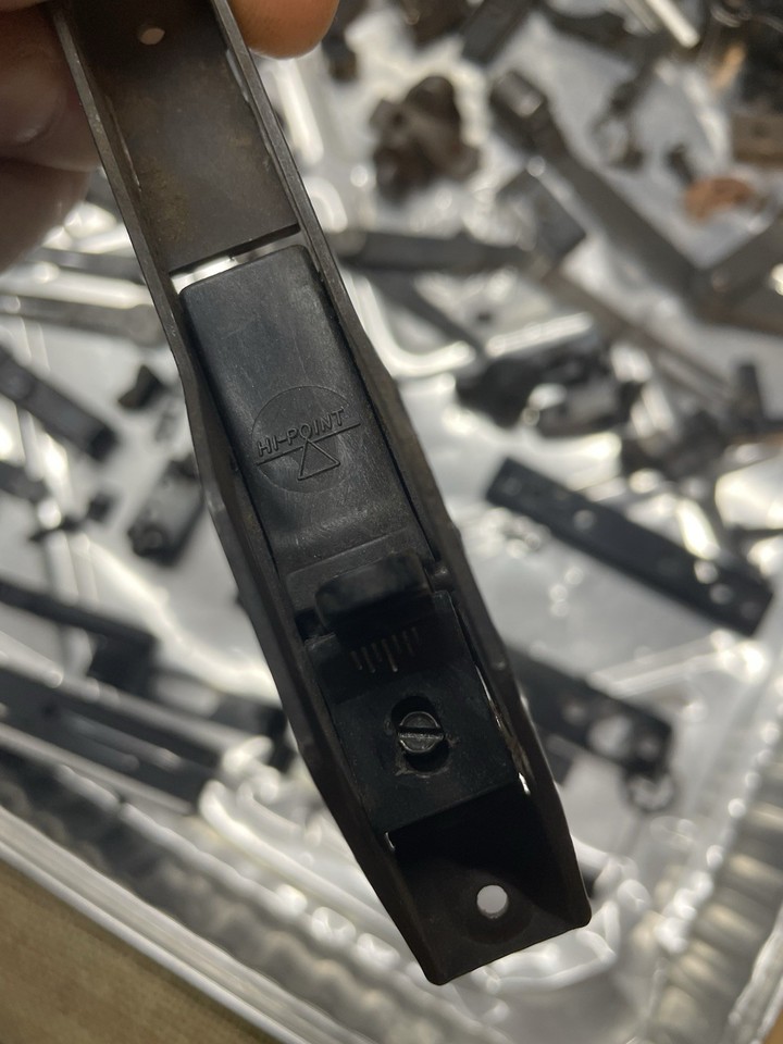 Gun parts lot rifle shotgun pistol sights scope rings Trigger hammer ...