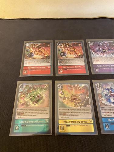 Digimon TCG Memory Boost! Foil Lot of 8 - NM | eBay