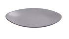 Yanco China BM-211 Birmingham Two-Tone Melamine 11.5" x 7" Oval Plate ...