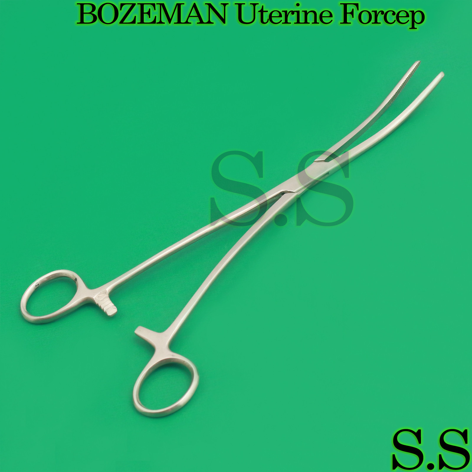 3 BOZEMAN Uterine Forcep OB/GYN Surgical Instruments 10" Curved | eBay