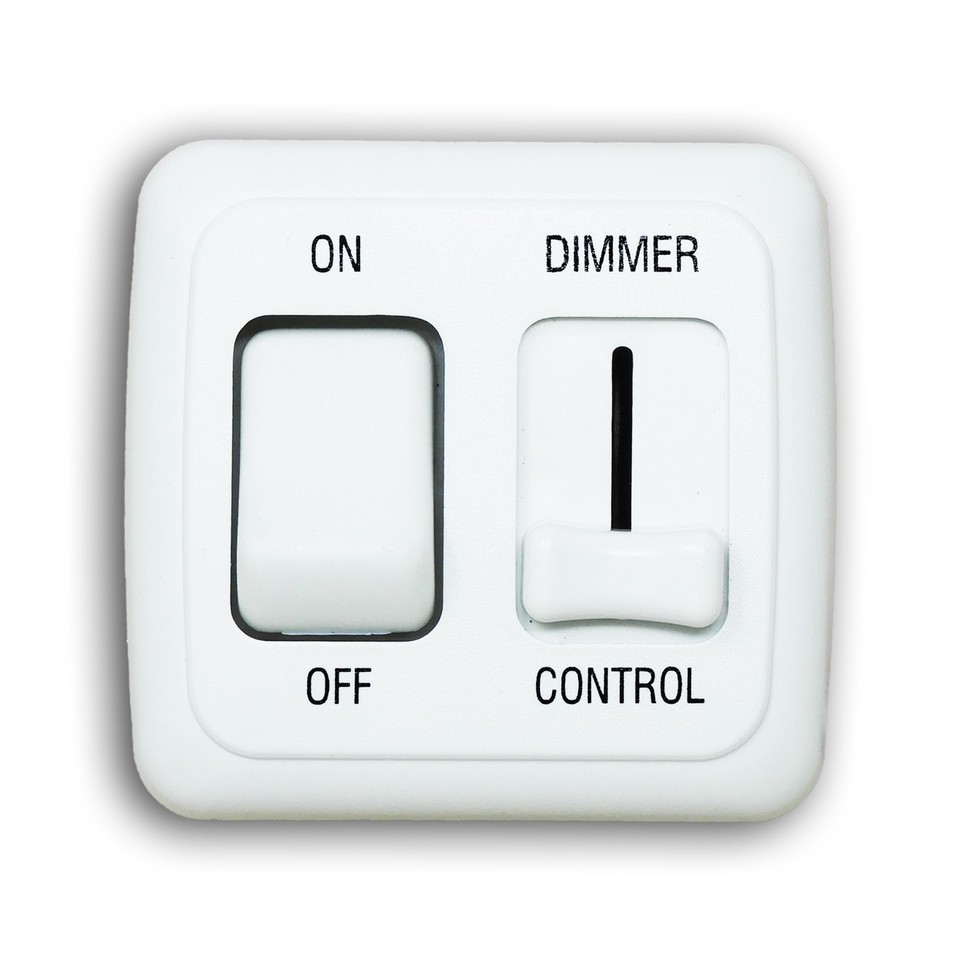 LED Dimmer Switch 12V on-off Light RV Motor Home Camper Trailer White ...