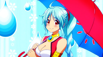 Anime musaigen no phantom world ruru cyan hair women Playmat Game Mat ...