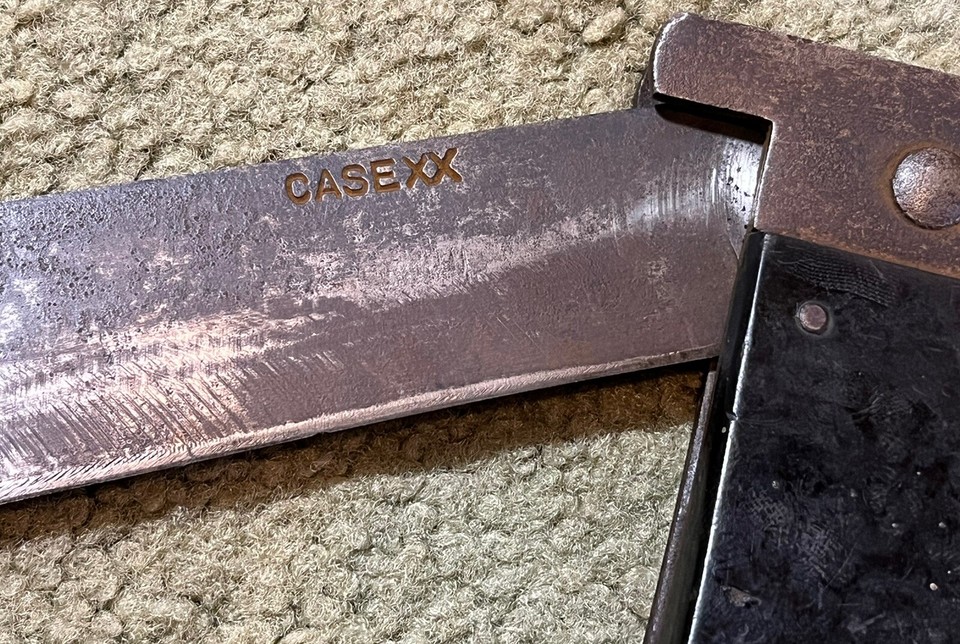 15.5” WWII Vintage Case XX World War II Folding Pilots Survival Knife ...