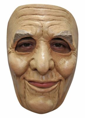 SMILING OLD MAN LATEX FACE MASK SCARY CHARACTER / HALLOWEEN FUN | eBay UK