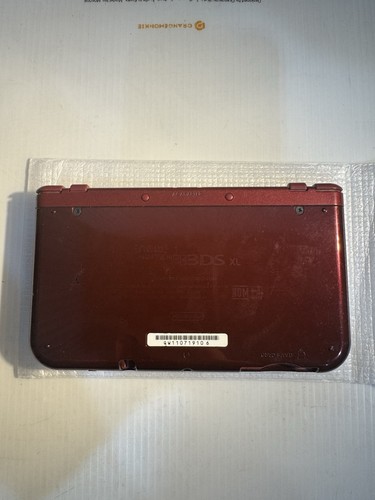 New Nintendo 3DS XL Handheld Console Red Gaming System - Charger ...