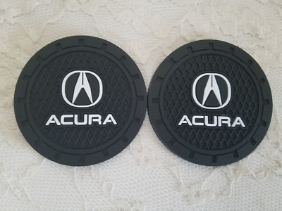 UNIVERSAL FIT COASTERS 2PC 2.75'' SILICONE CAR CUP HOLDER INSERT (FITS ...