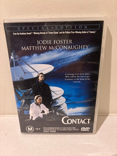 Contact (DVD, 1997) Jodie Foster, Matthew McConaughey. Region 4 ...