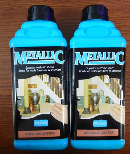 LOT OF 2 POLYVINE METALLIC PAINT GRECIAN COPPER 1 US QUART EACH | eBay