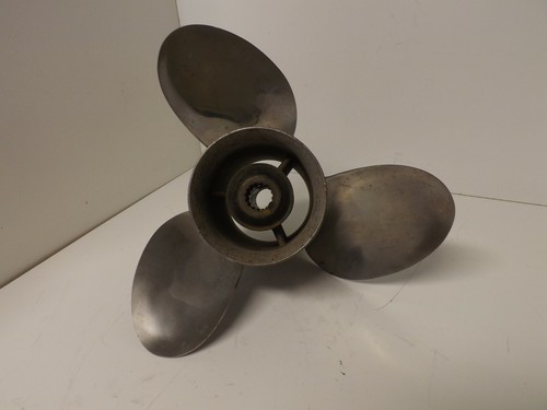 Ron Hill Stainless Propeller 14 X 19 15 splines RH sterndrive prop | eBay