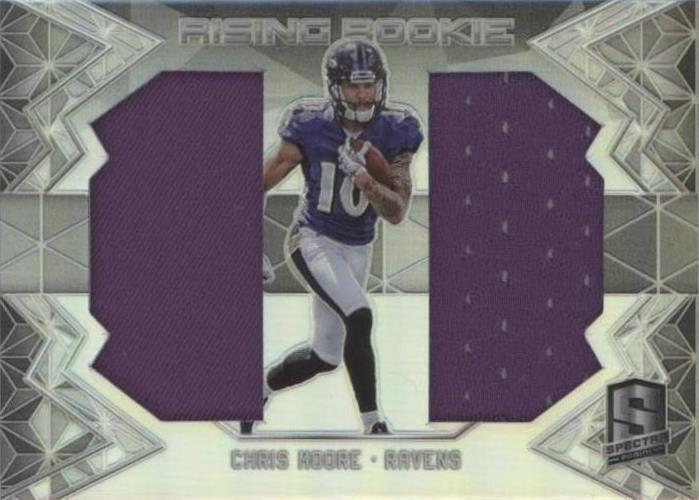 2016 Panini Spectra - Rising Rookie Materials Chris Moore #23 /199 (MEM ...
