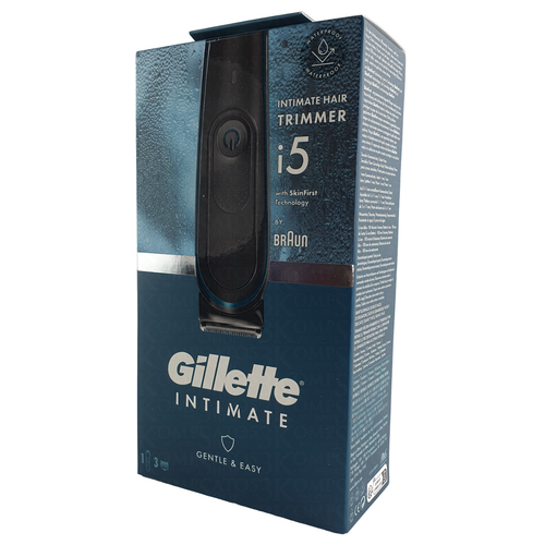 Gillette Intimate Akku Trimmer i5 Intimbereich Rasierer Wasserdicht ...