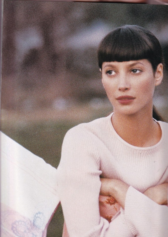 VOGUE UK TATJANA PATITZ HELENA CHRISTENSEN KAREN MULDER MEGHAN DOUGLAS ...