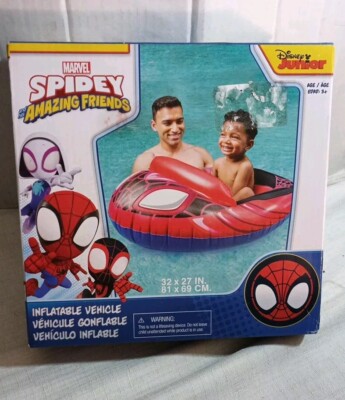Marvel Spidey Amazing Inflatable Water Pool Vehicle Spiderman 32"X27 ...