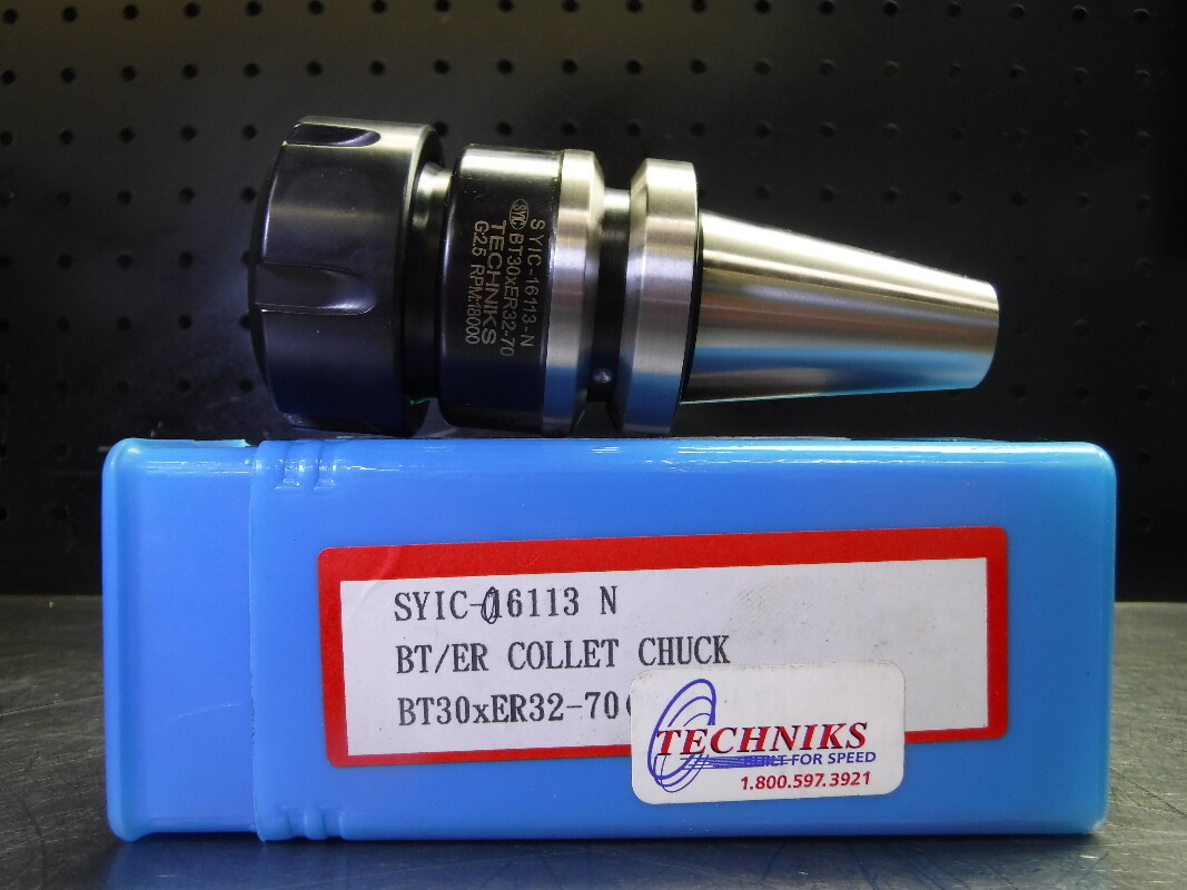 Techniks BT30 ER32 Collet Chuck 70mm Projection SYIC-16113-N (LOC1043D ...
