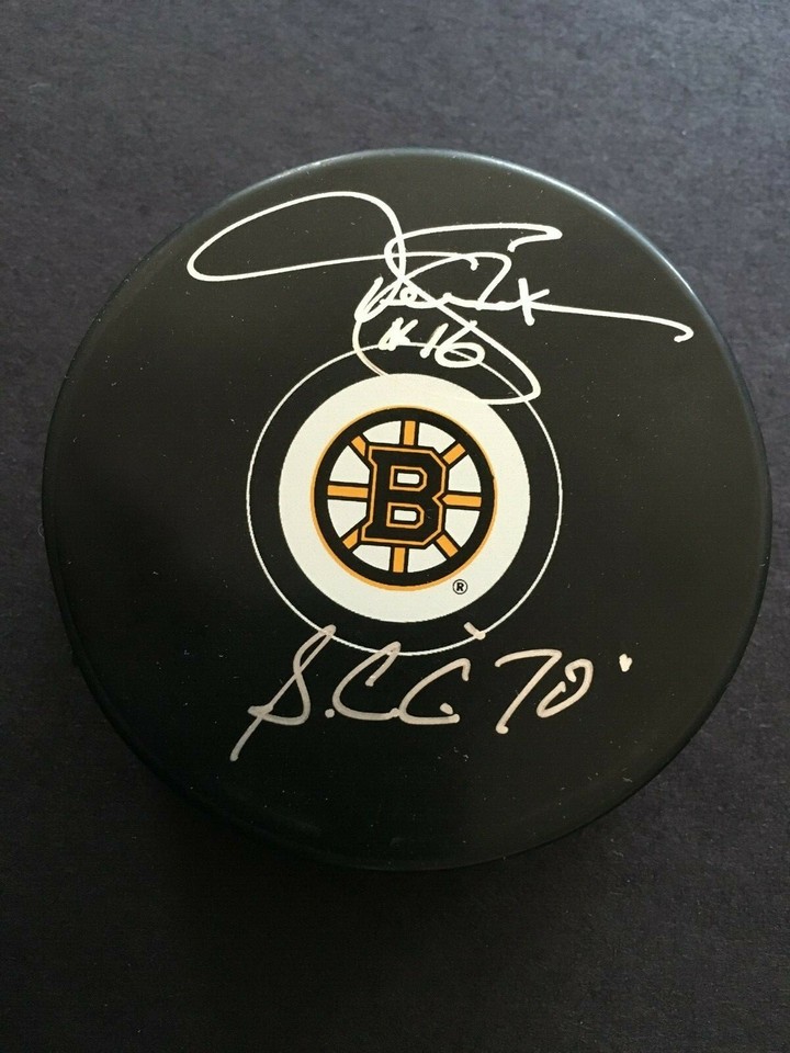 DEREK SANDERSON AUTOGRAPHED PUCK W/ " SCC 70 " INSC. JSA AUTH. | eBay