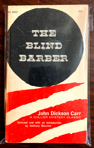 THE BLIND BARBER John Dickson Carr, Collier AS 262V 1962 Paperback | eBay